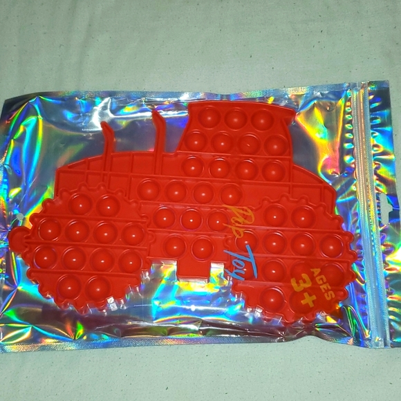 Source Unknown | Toys | Tractor Red Popit Fidget Toy | Poshmark